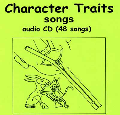 Character Traits Coloring Book and Songs: 48 Lessons for Godly Kids ...