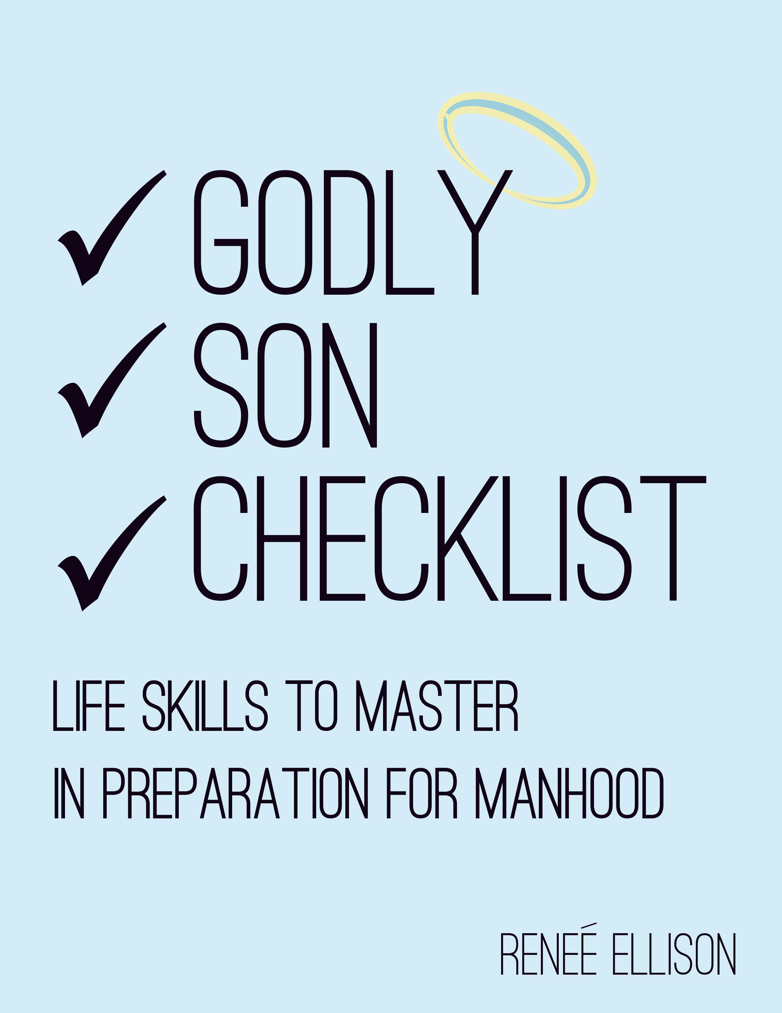 Godly Son Checklist (e-Book) | Homeschool How-Tos